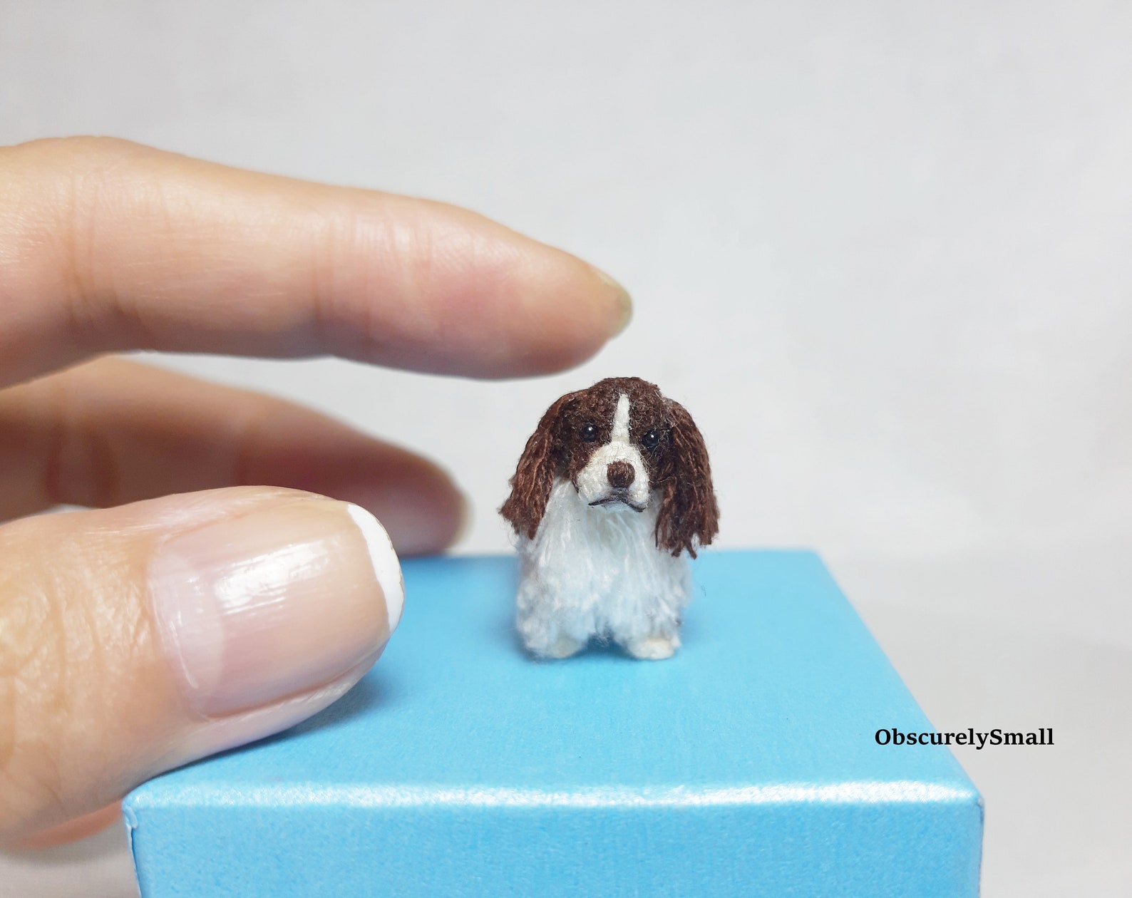 Mini Springer Spaniel Tiny Crochet Springer Spaniel Amigurumi Dog - Etsy