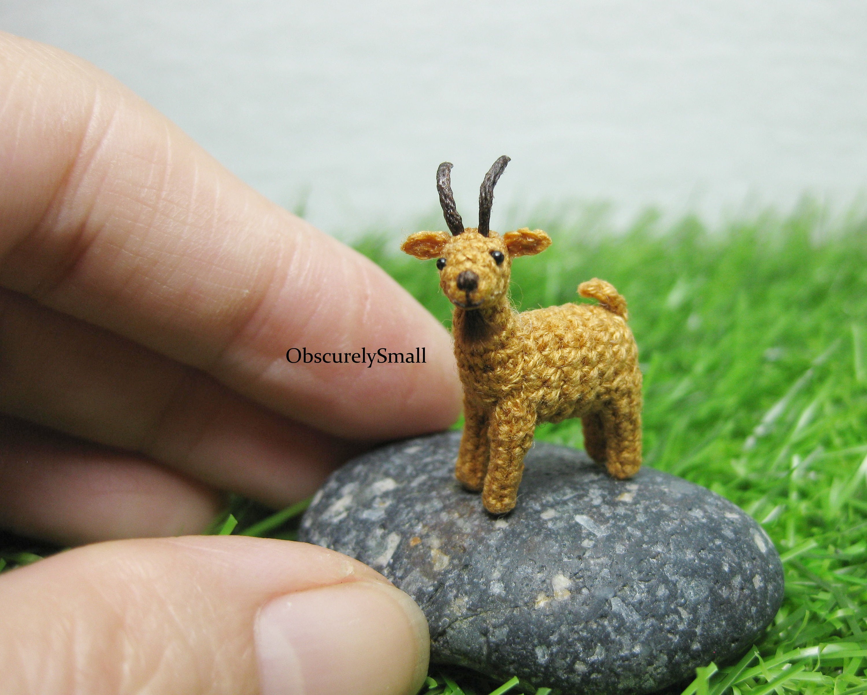 Tiny Crochet Goat Amigurumi Goat Made to Order | Etsy