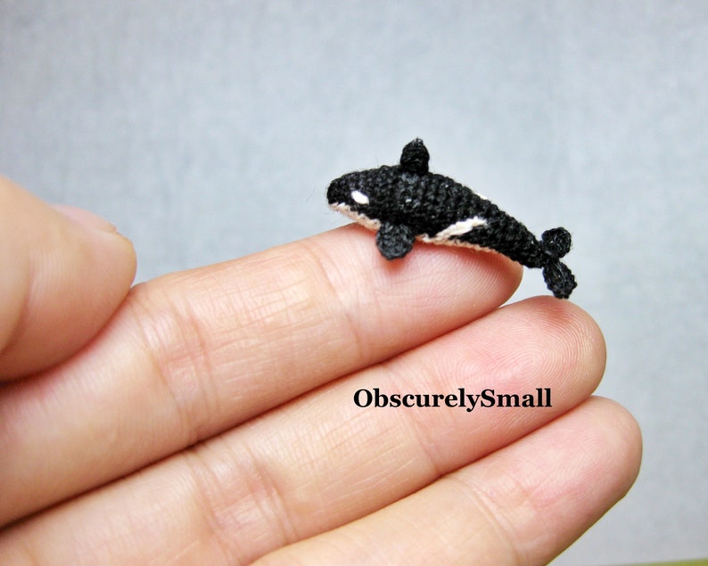 Tiny Cute Crochet Orca Whale Amigurumi Whale Made to Order | Etsy