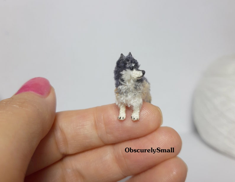 Miniature Crochet Wolf Tiny Amigurumi Dog Crochet Animals | Etsy