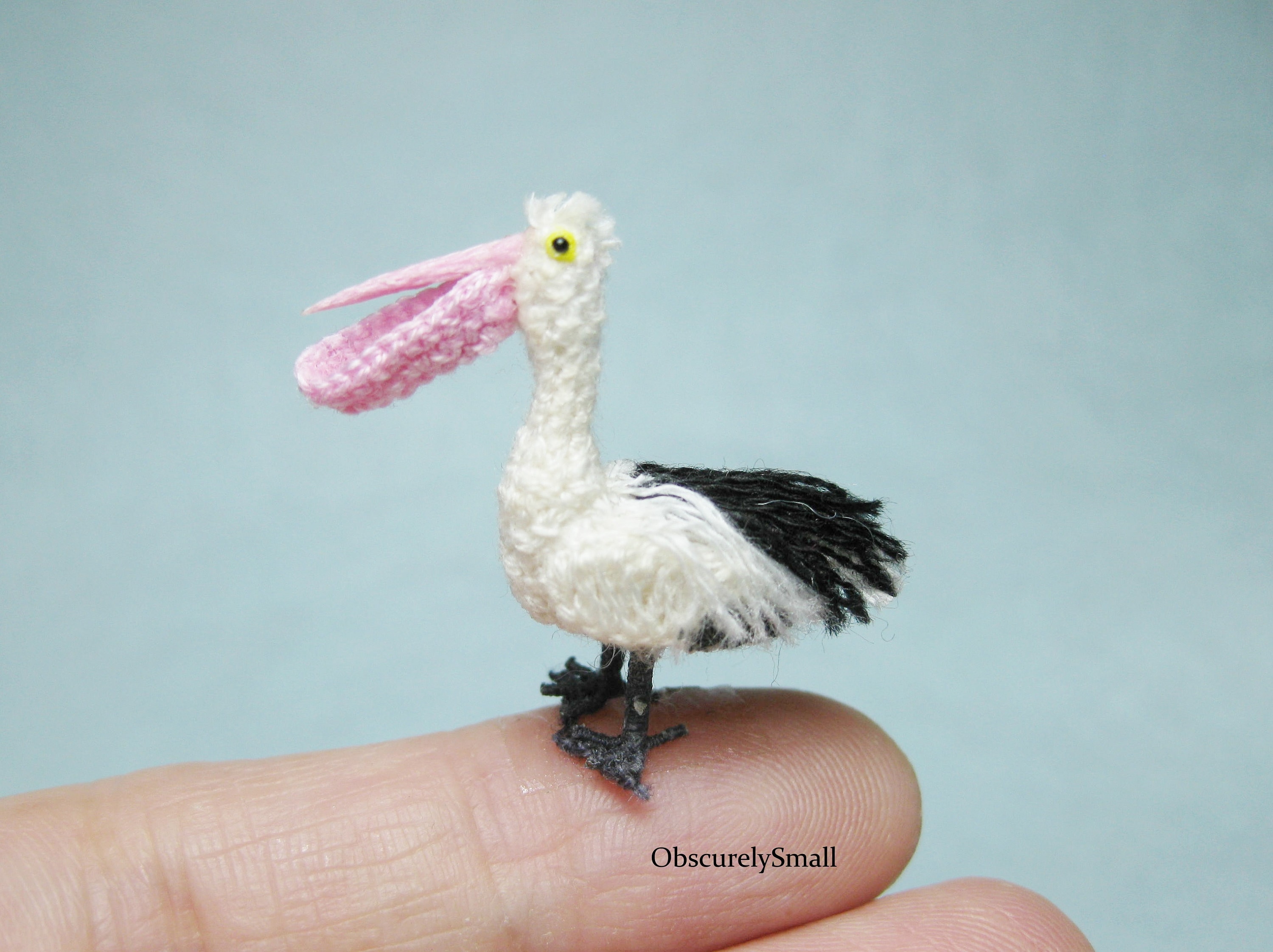 Miniature Amigurumi Pelicans Crochet Birds Made to Order - Etsy