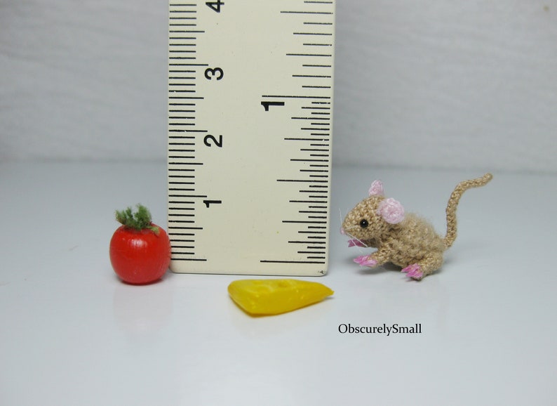 Tiny Crochet Rat Amigurumi Rat Made to Order | Etsy