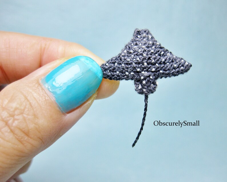 Tiny Crochet Stingray Amigurumi Sea Rays Made to Order | Etsy