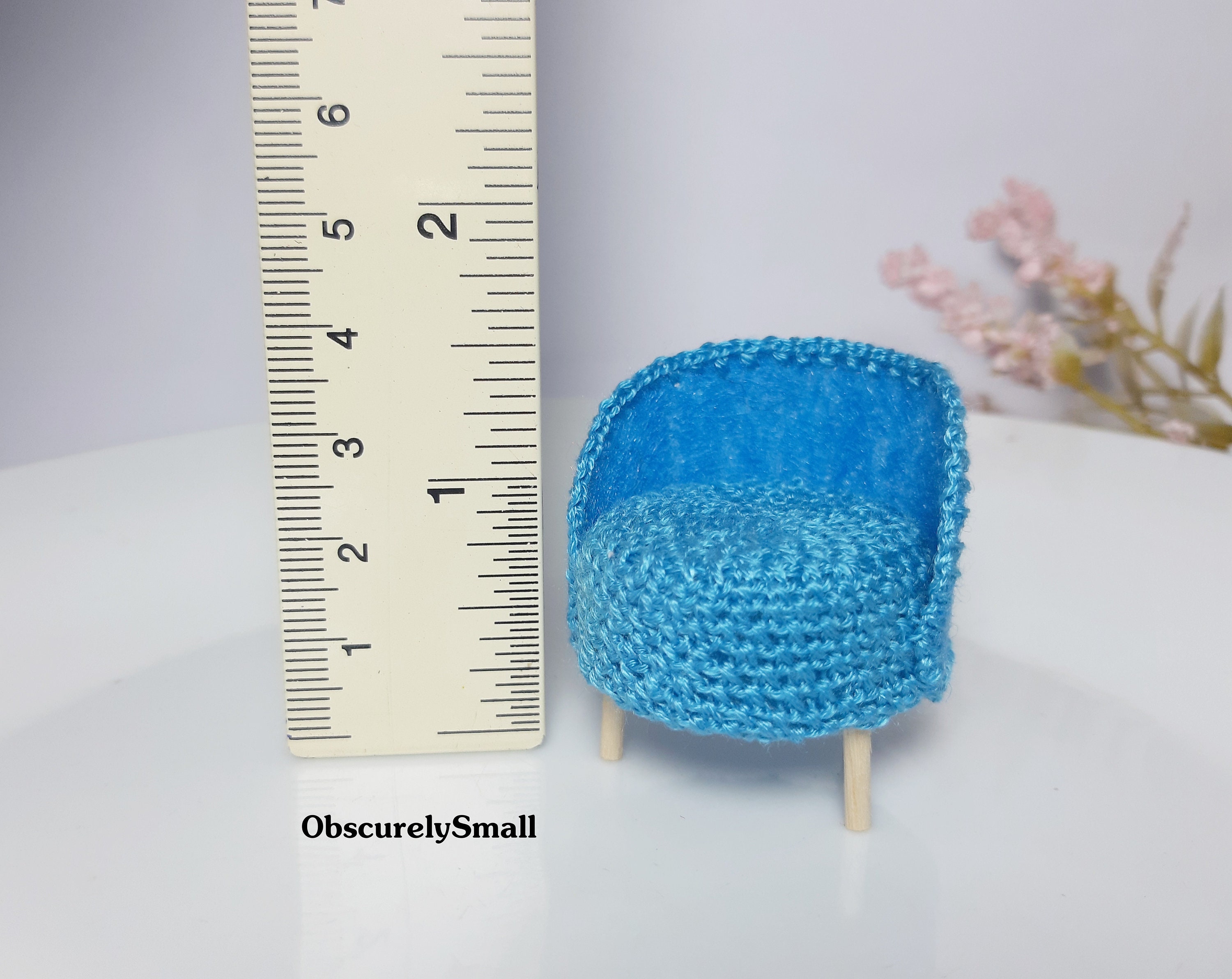 Doll Chair Mini Crochet Chair Crocheted Amigurumi Armchair - Etsy UK