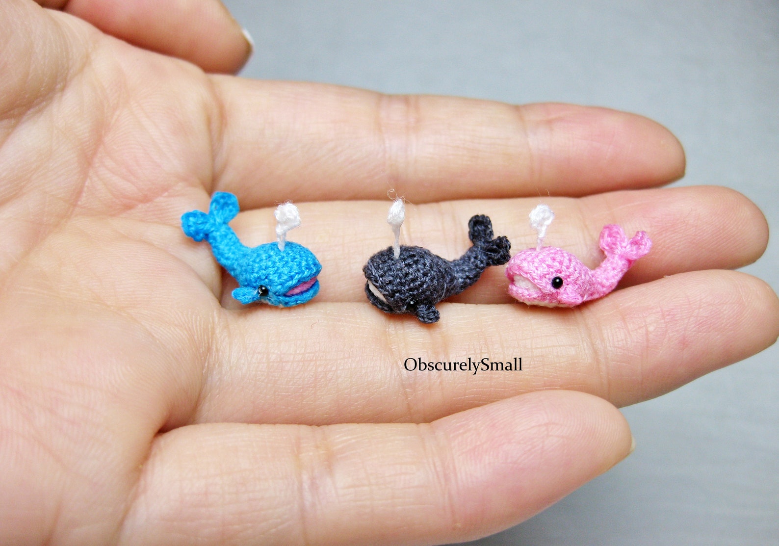 Tiny Crochet Whale - Amigurumi Whale - Made to Order - Etsy