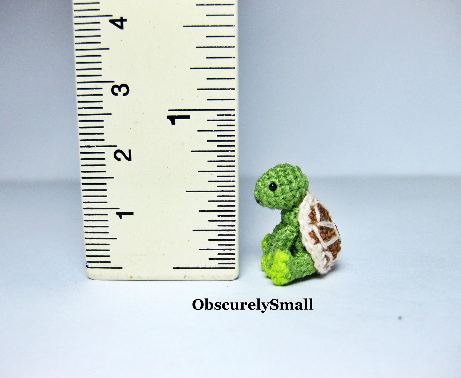 Tiny Crochet Green Turtles Amigurumi Turtle Made to Order - Etsy