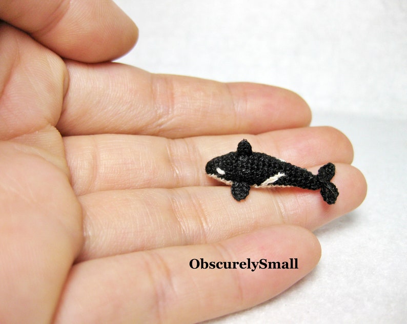 Tiny Cute Crochet Orca Whale Amigurumi Whale Made to Order | Etsy
