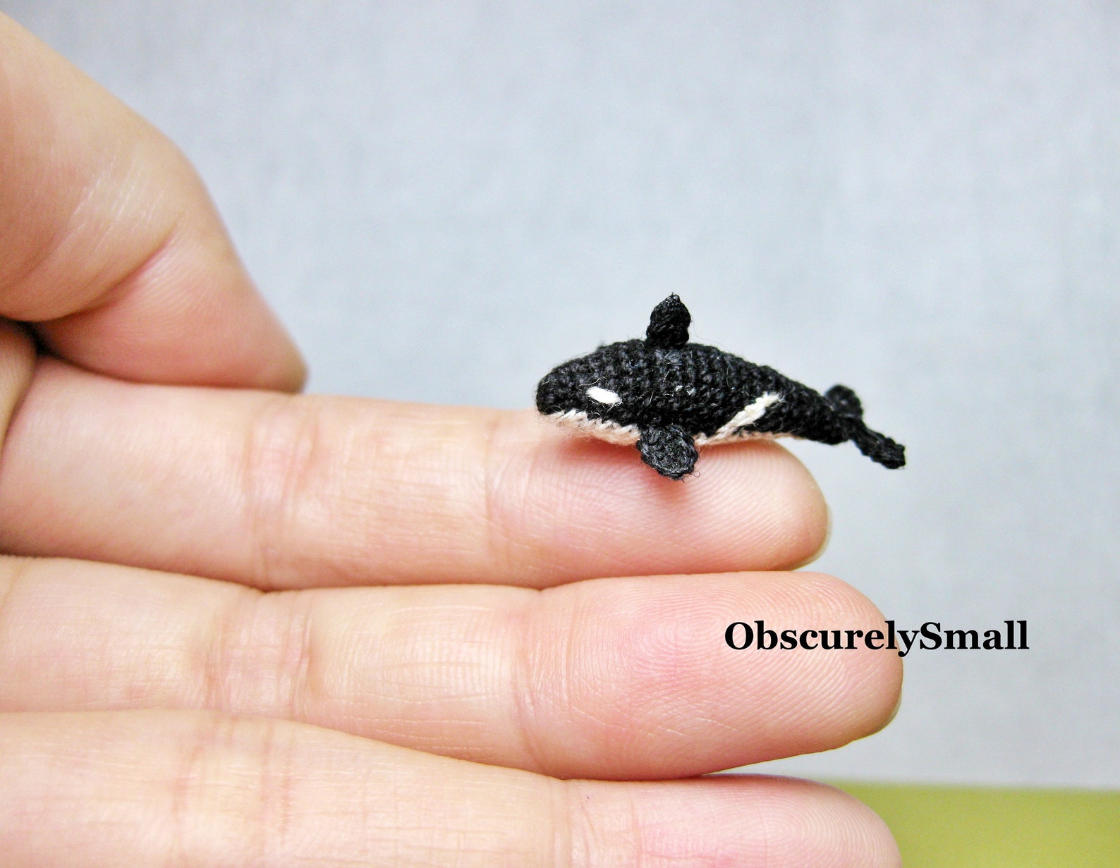 Tiny Cute Crochet Orca Whale Amigurumi Whale Made to Order | Etsy