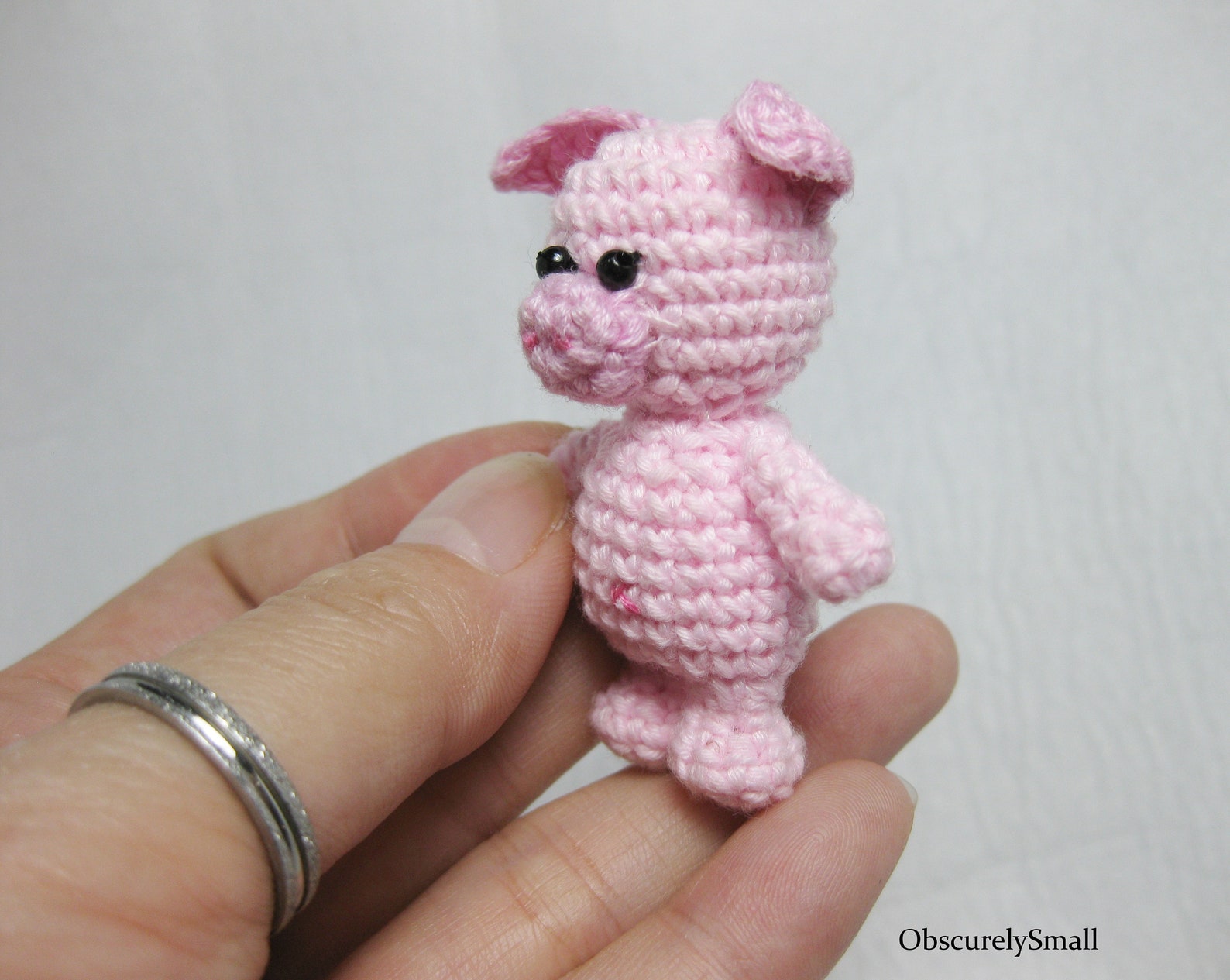 Crochet Tiny Pig - Amigurumi Pig - Made to Order - Etsy