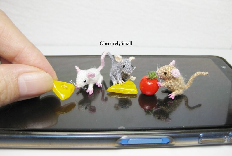 Tiny Crochet Rat Amigurumi Rat Made to Order | Etsy