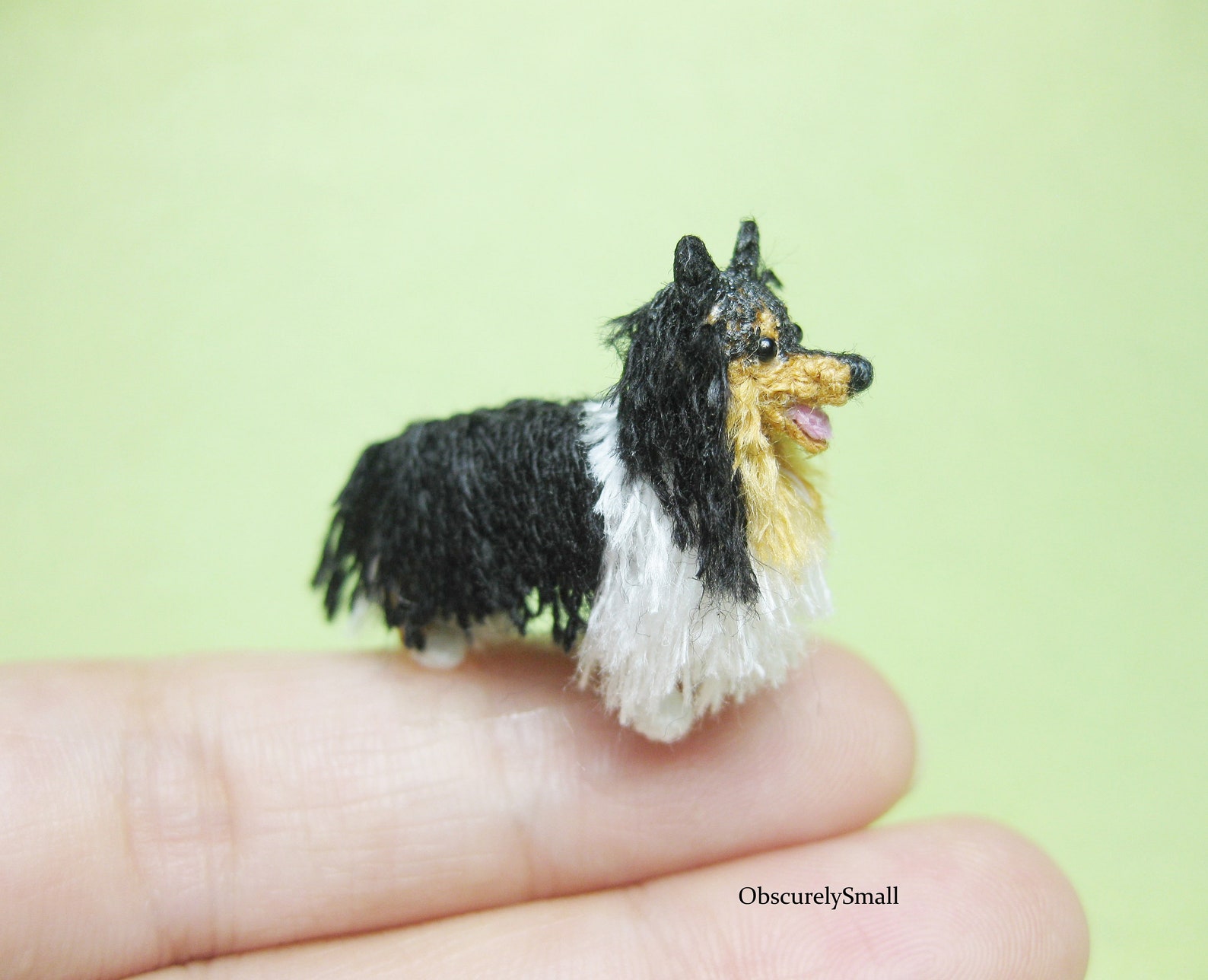 Tiny Crochet Rough Collie - Amigurumi Dog - Made to Order - Etsy