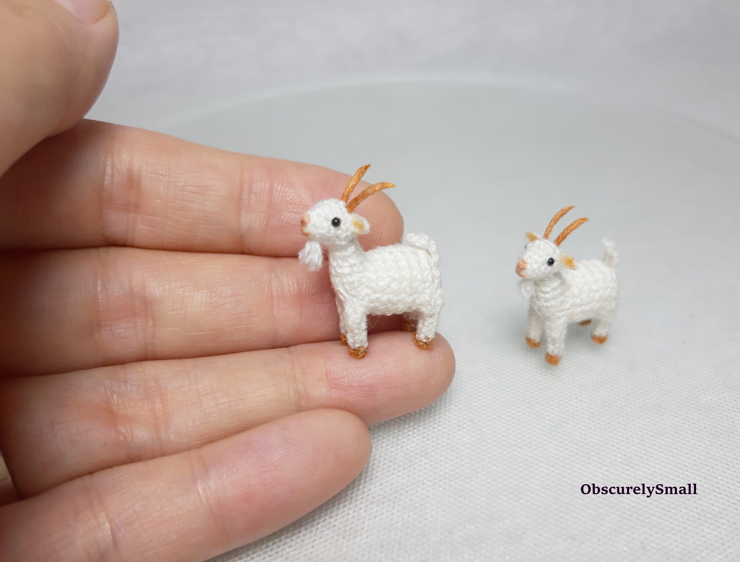 Miniature Crochet Goat Pattern Amigurumi Goat Pattern PDF | Etsy