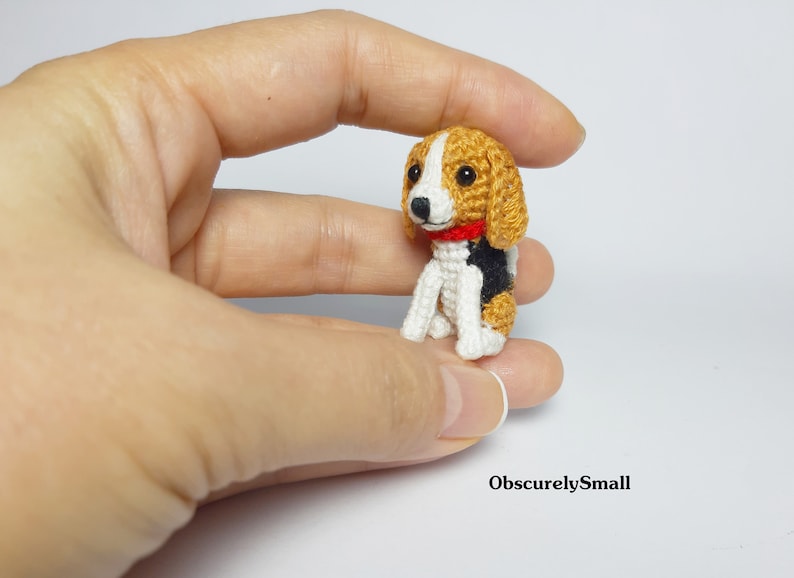 Tiny Crochet Beagle Dog Pattern Amigurumi Pattern PDF - Etsy