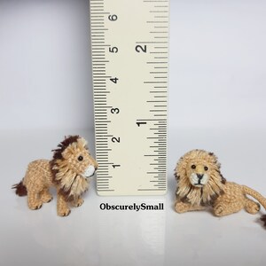 Miniature Crochet Lion - Amigurumi Lion - Made to Order - Etsy