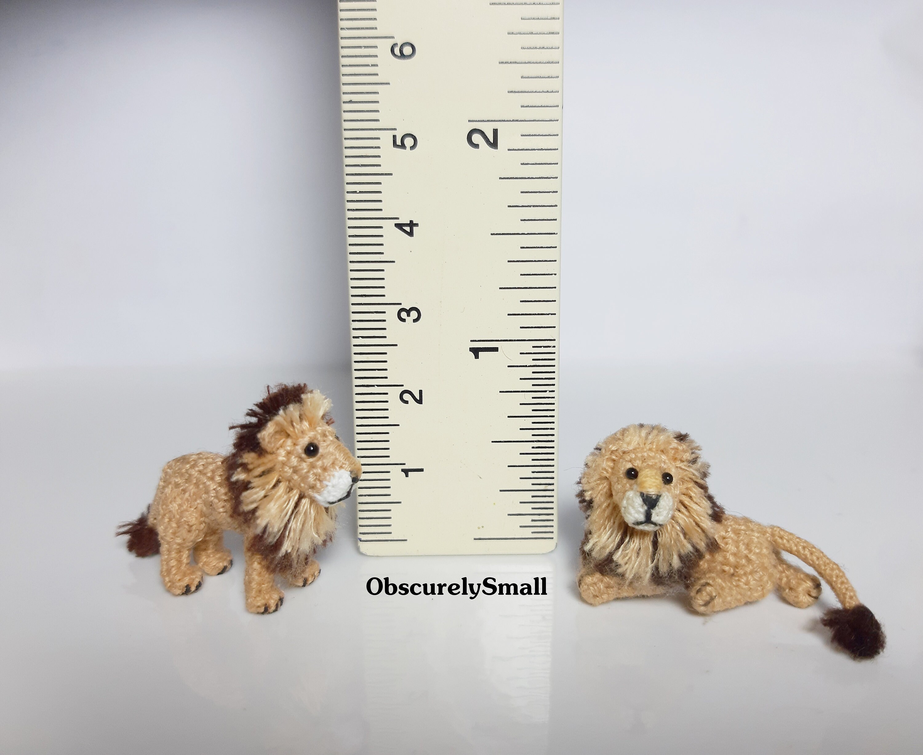Miniature Crochet Lion - Amigurumi Lion - Made to Order - Etsy