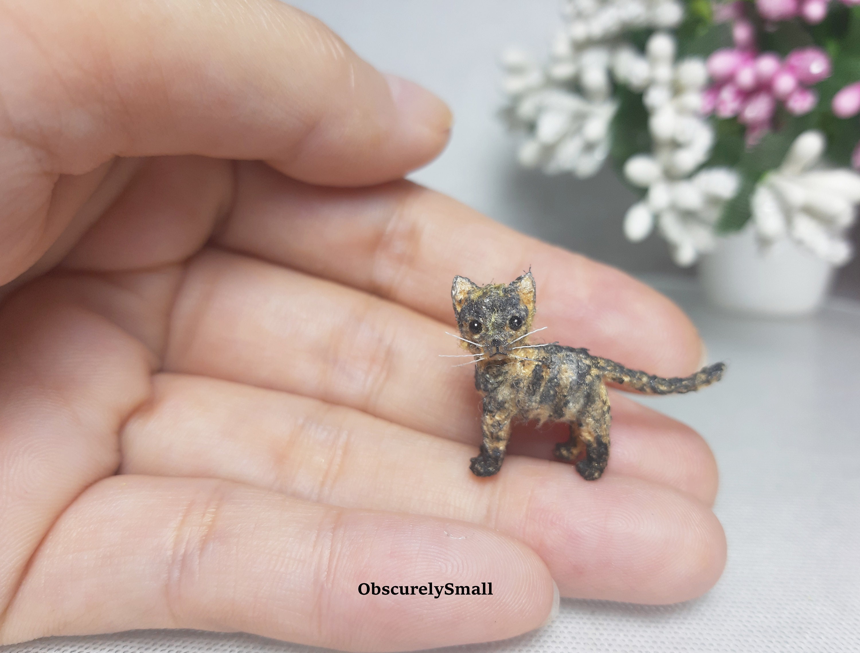 Tiny Crochet Cat Amigurumi Cat Mini Crochet Cat - Etsy