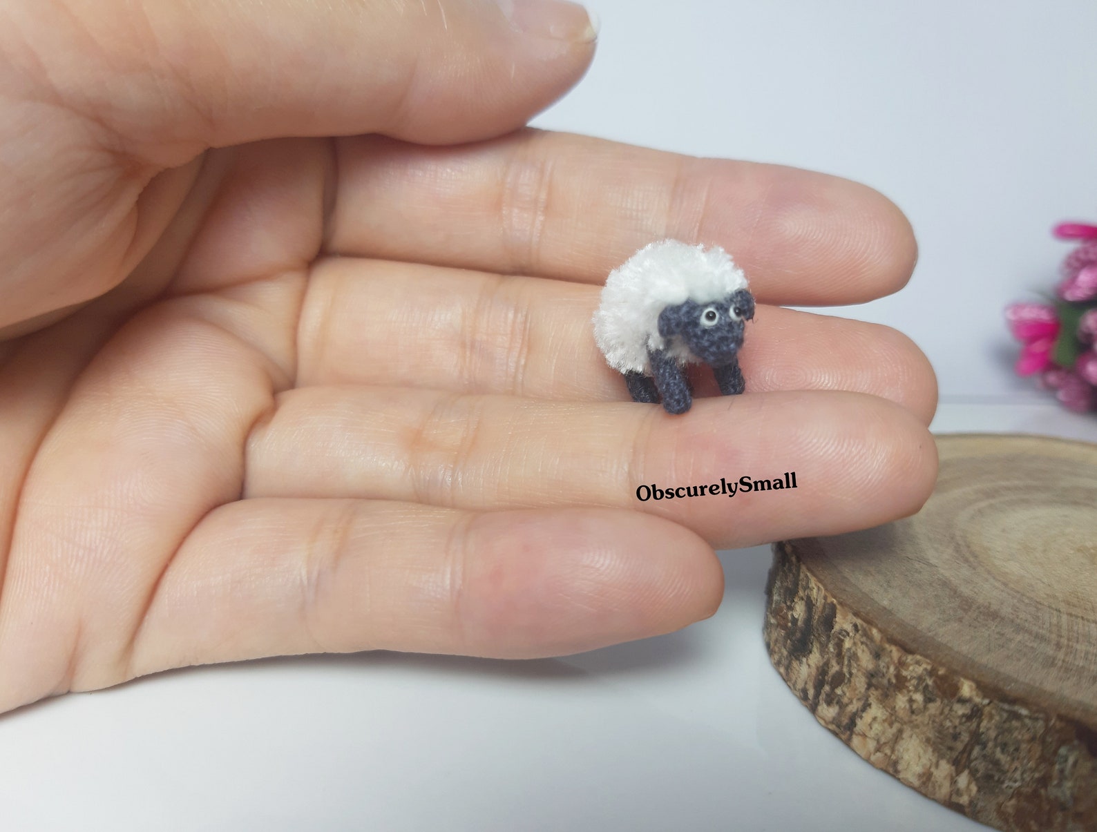 Miniature Sheep Tiny Crochet Dollhouse Tiny Amigurumi | Etsy