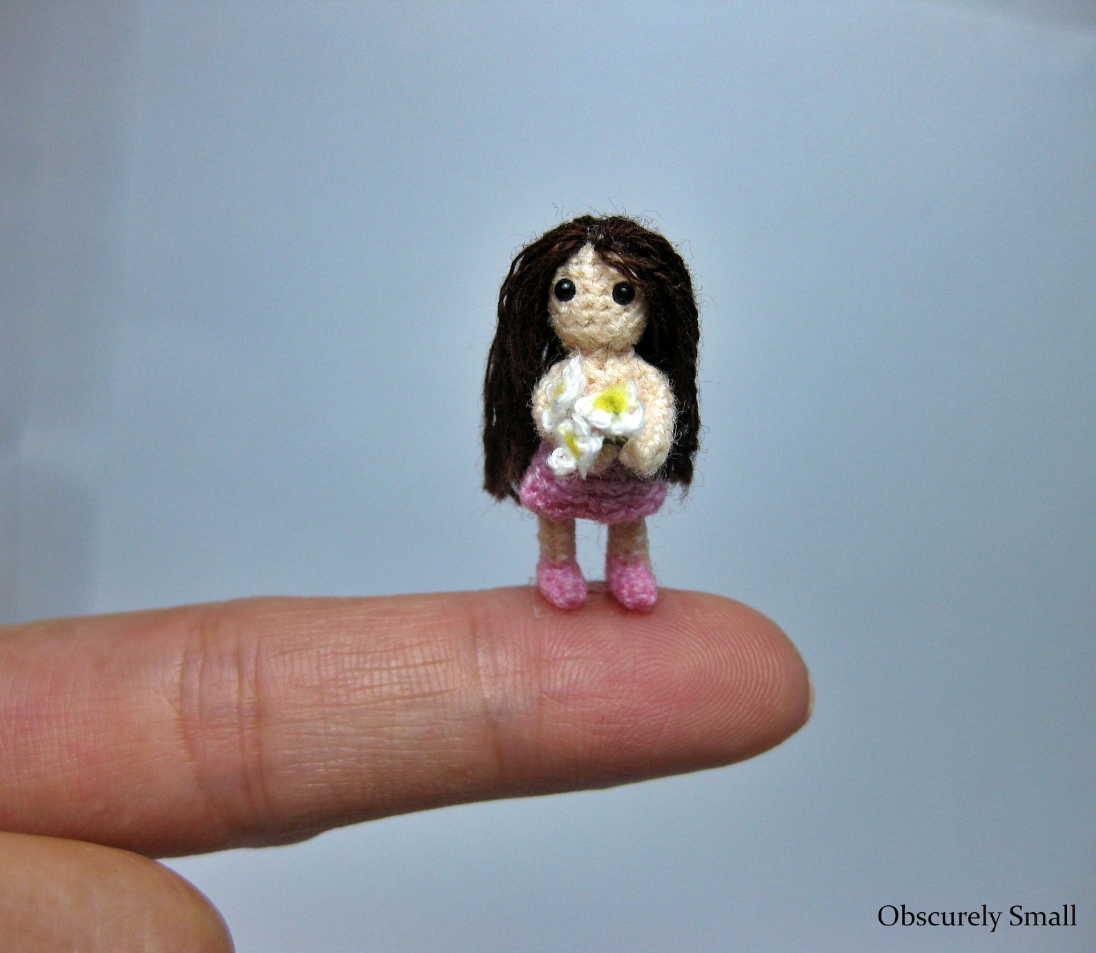 Tiny Crochet Doll Amigurumi Doll Made to Order - Etsy