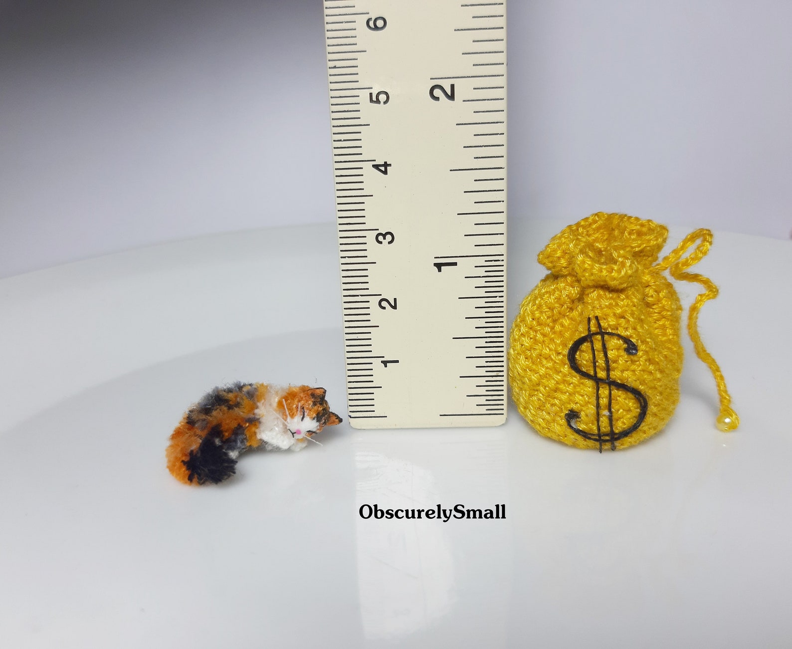 Miniature Calico Cat Amigurumi Tiny Cat Micro Crochet Cat - Etsy UK