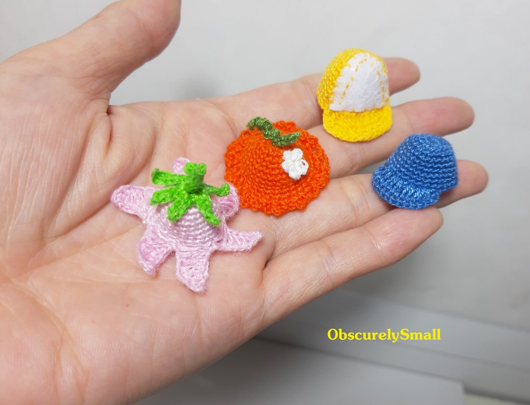 Mini Hat - Tiny Hat Crochet - Miniature Toys - Miniature Hat With ...
