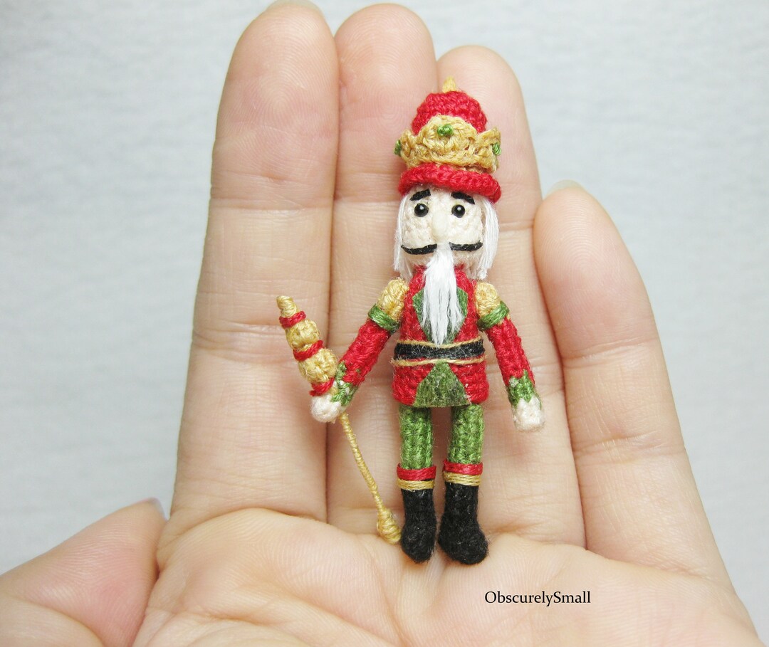Miniature Crochet Nutcracker - Amigurumi Chrismast - Made to Order - Etsy