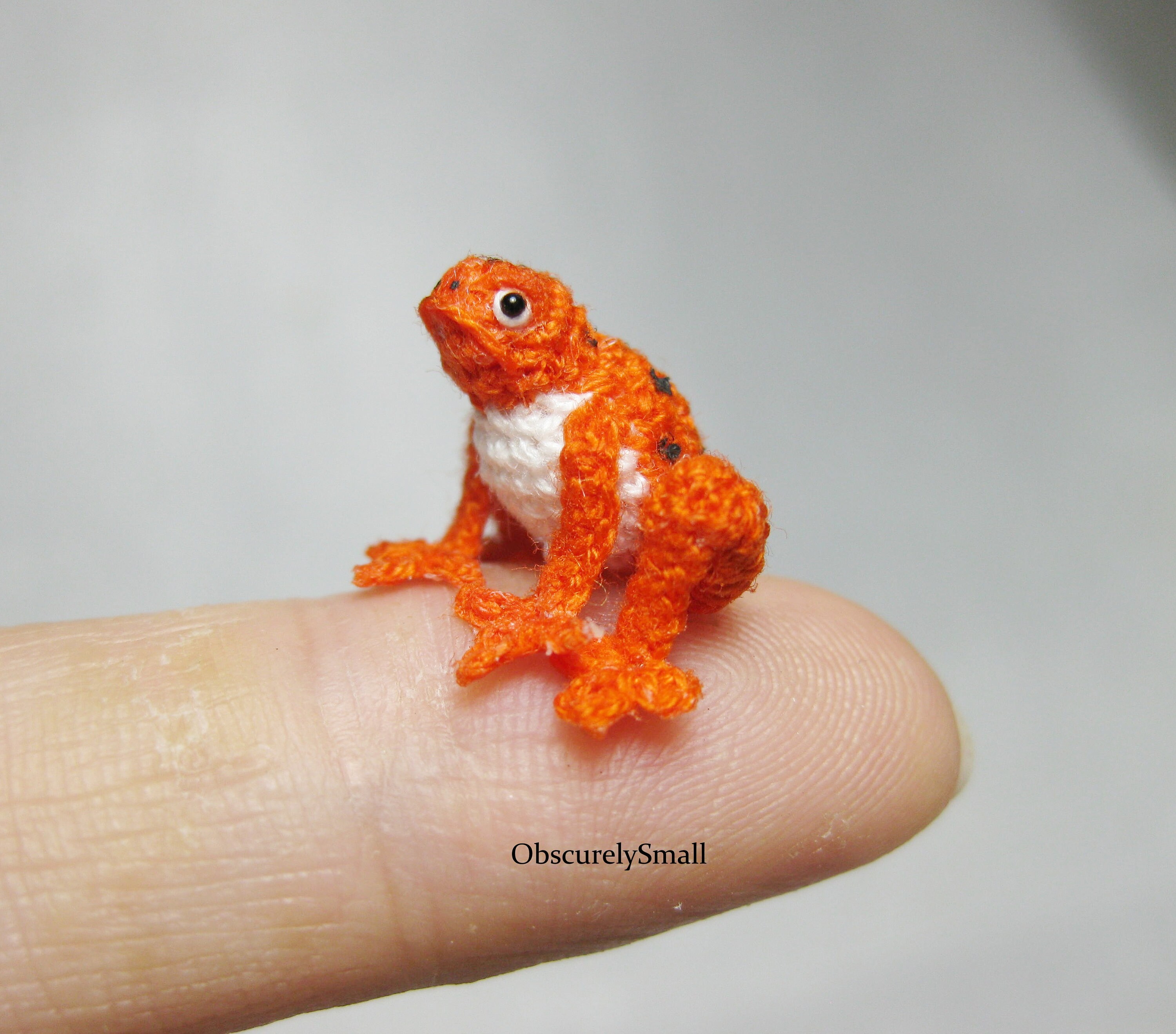 Frog Tiny Crochet Frog Amigurumi Frog Made to Order - Etsy