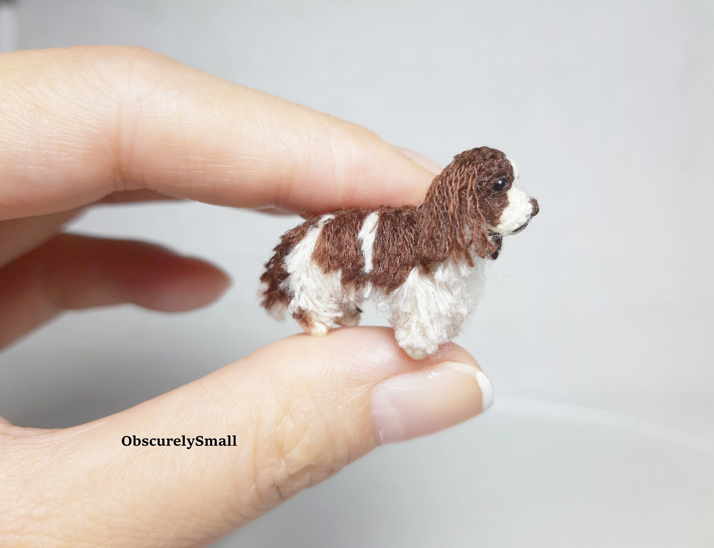 Mini Springer Spaniel Tiny Crochet Springer Spaniel | Etsy