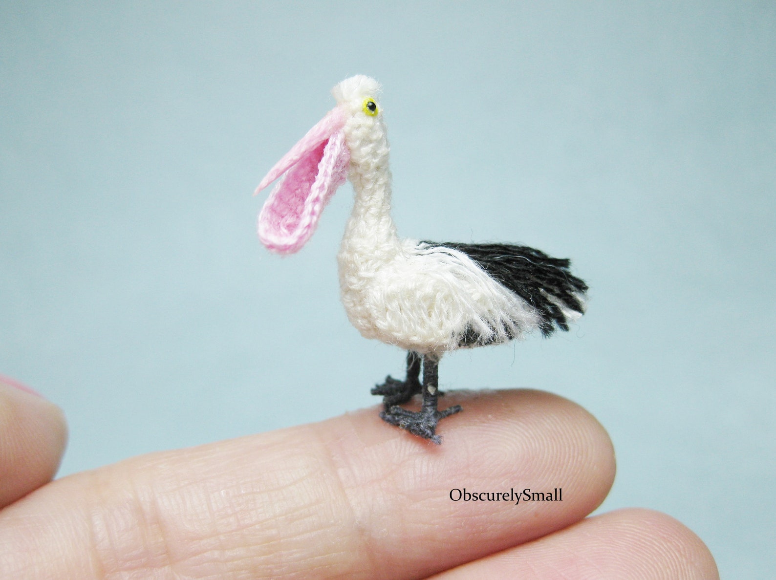 Miniature Amigurumi Pelicans - Crochet Birds - Made to Order - Etsy