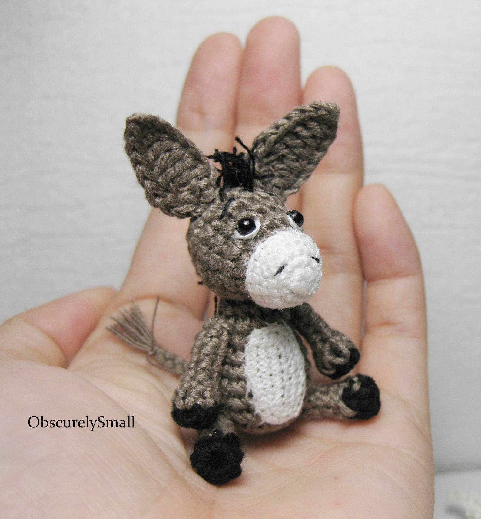 Cute Crochet Donkey Amigurumi Donkey Made to Order - Etsy