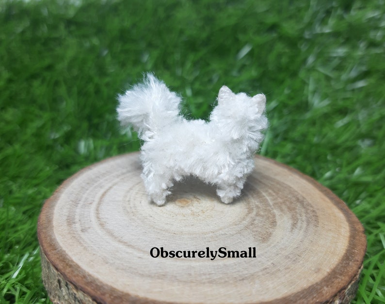 Miniature Samoyed Micro Crochet Dog Amigurumi Dog Stuff - Etsy