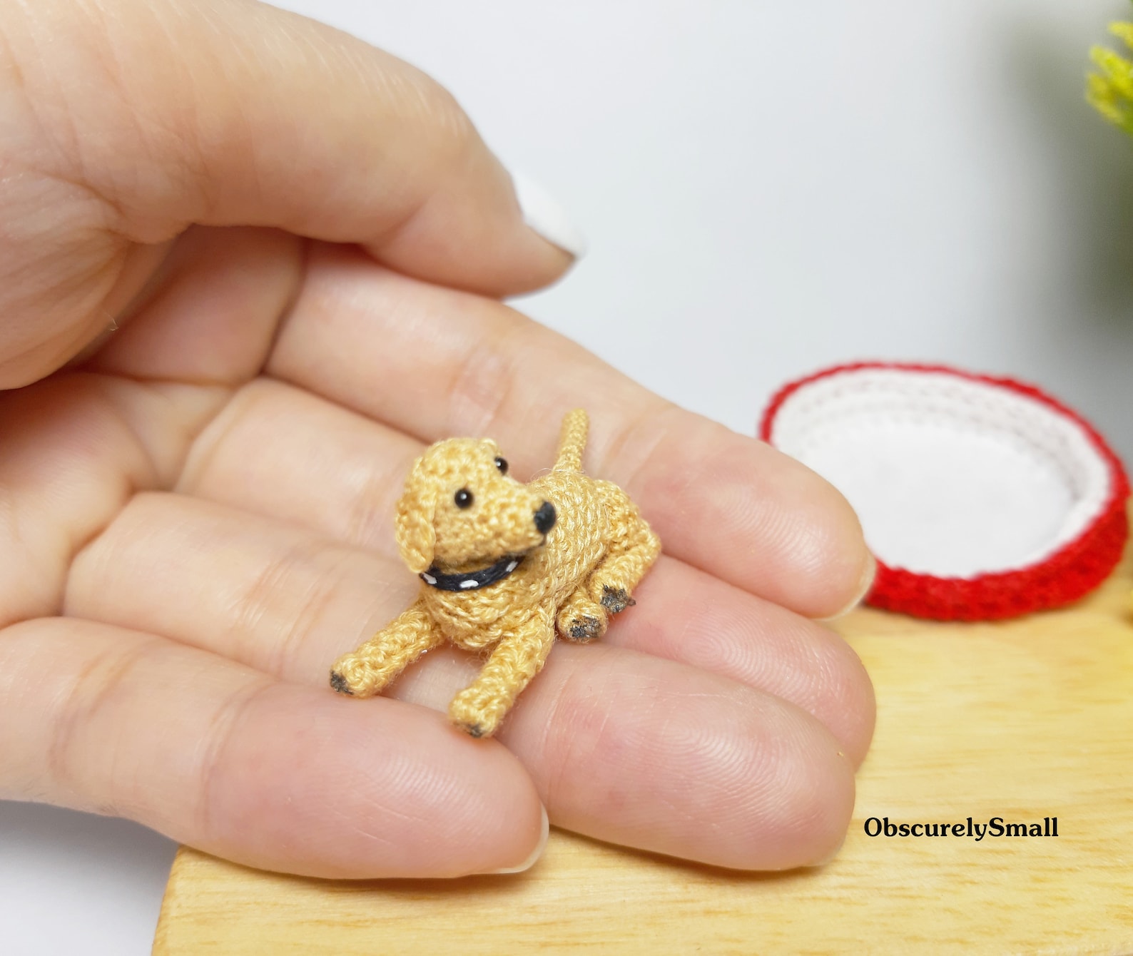 Tiny Labrador Crochet Miniature Labrador Tiny Amigurumi - Etsy