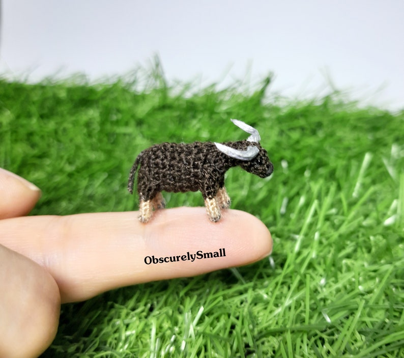 Crochet Water Buffalo Pattern: Mini Amigurumi Animal (PDF Pattern) - Etsy