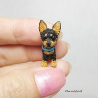 Miniature Black Puli - Tiny Crochet Miniature Dog Stuffed Animals ...