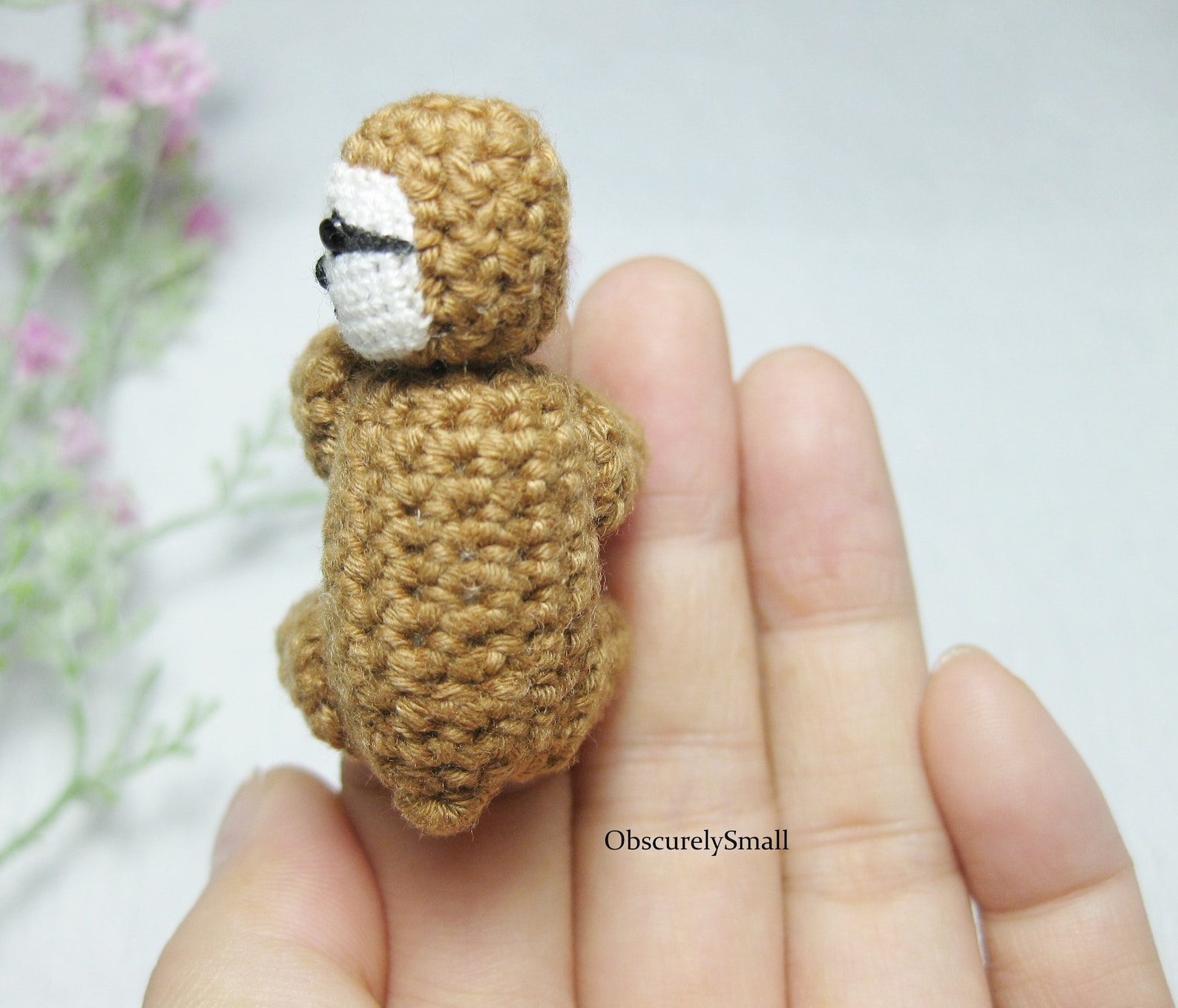 Miniature Crochet Sloth - Amigurumi Sloth - Made to Order - Etsy