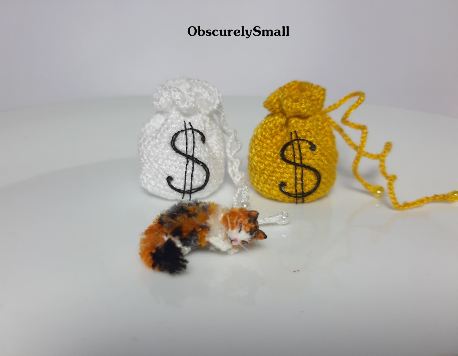 Miniature Calico Cat Amigurumi Tiny Cat Micro Crochet Cat - Etsy