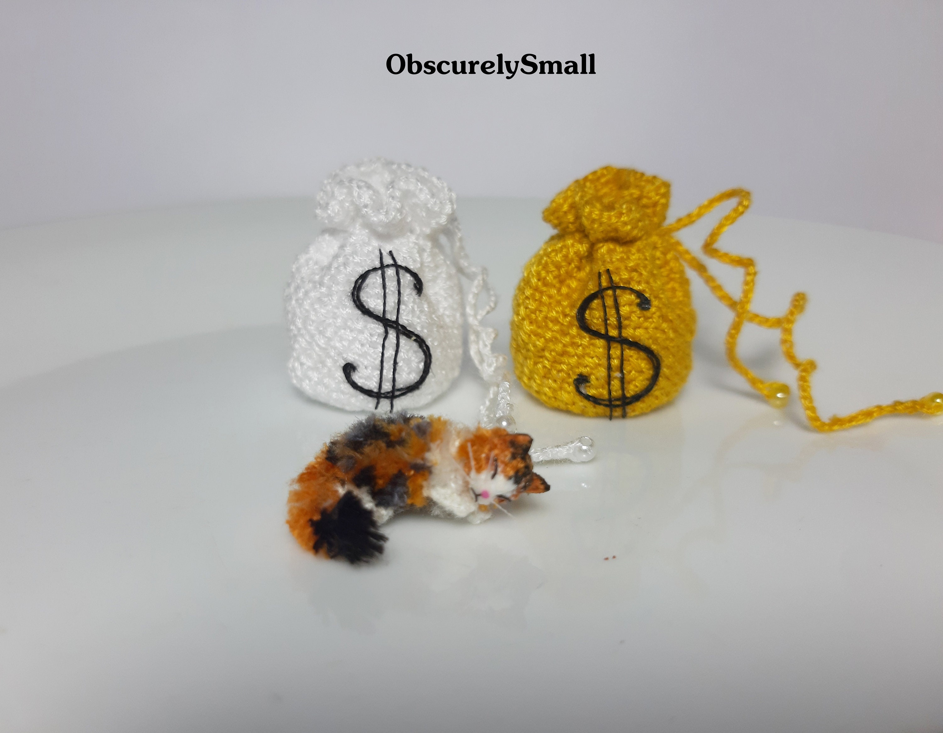 Miniature Calico Cat Amigurumi Tiny Cat Micro Crochet Cat - Etsy UK