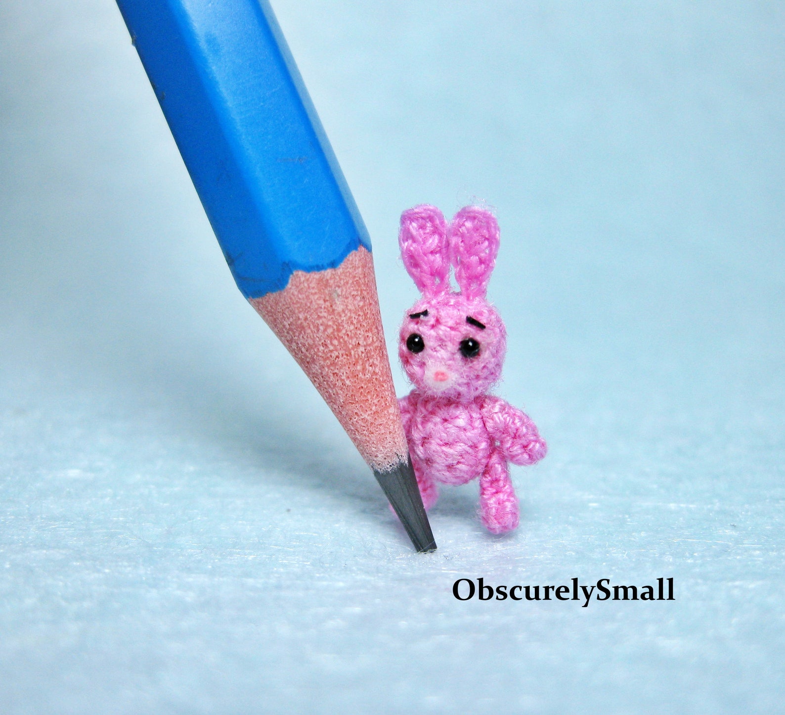 Micro Crochet Rabbit Amigurumi Rabbit Made to Order | Etsy