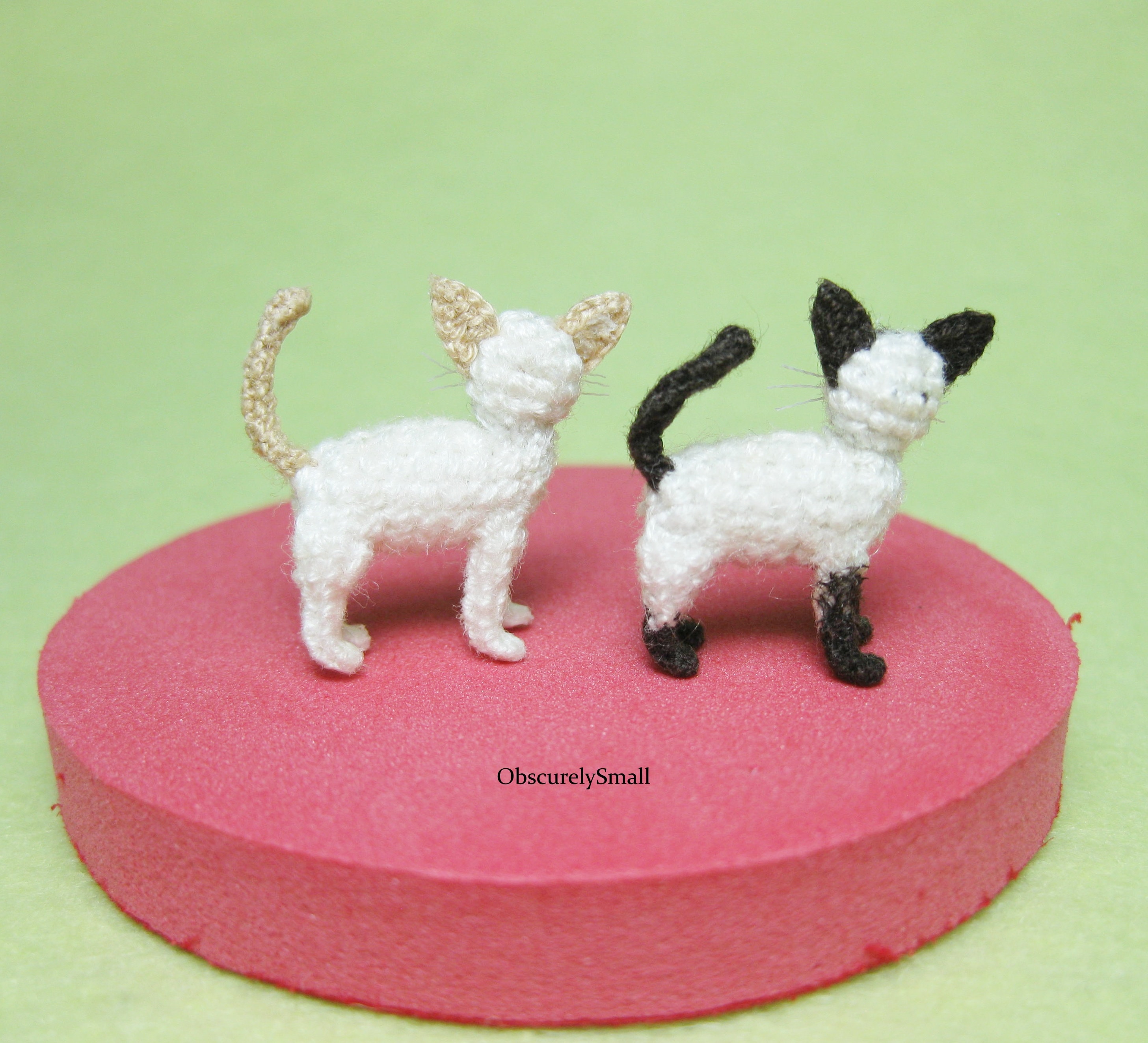 Miniature Crochet Apricot Point Siamese Cat Amigurumi Cat | Etsy