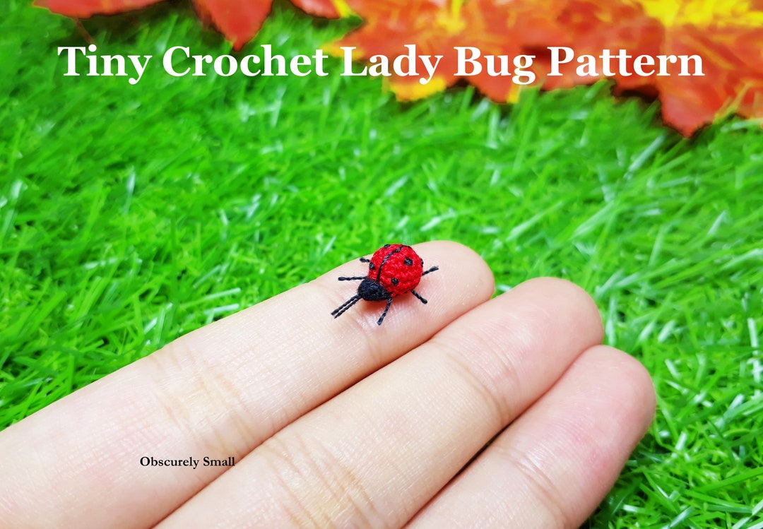 Tiny Crochet Ladybug Pattern: Amigurumi Insect (PDF Pattern) - Etsy