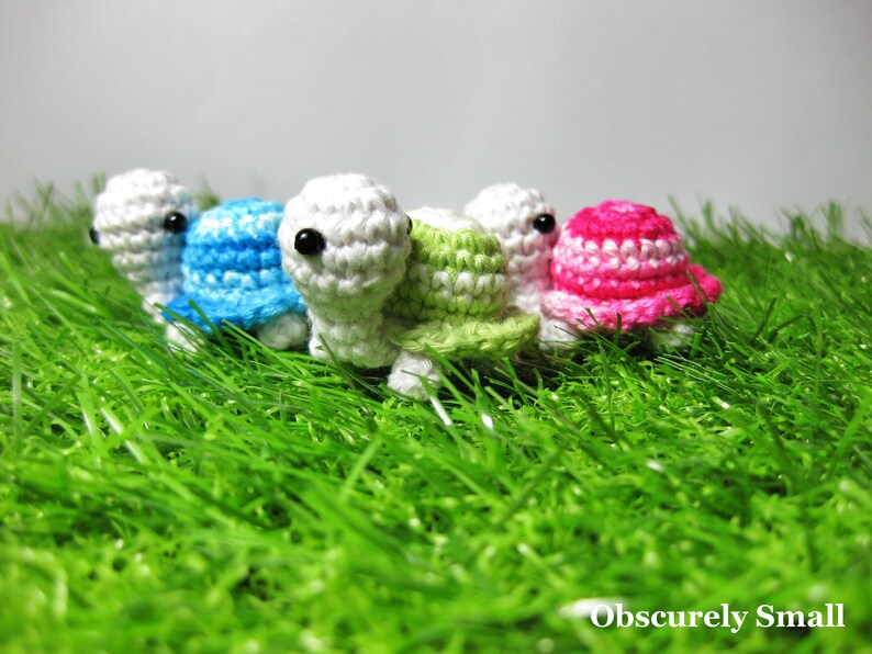 Miniature Amigurumi Turtle Pattern PDF Instant Download | Etsy