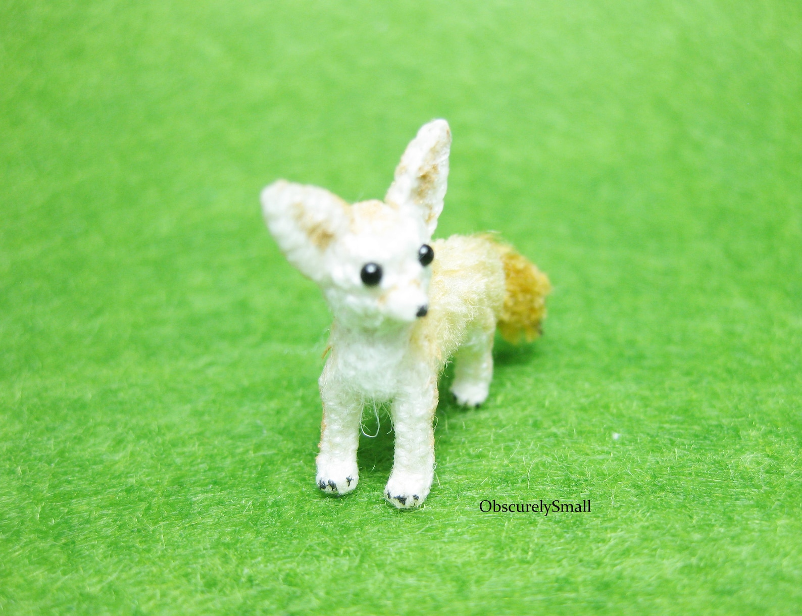 Miniature Crochet Fennec Fox Amigurumi Fox Made to Order | Etsy