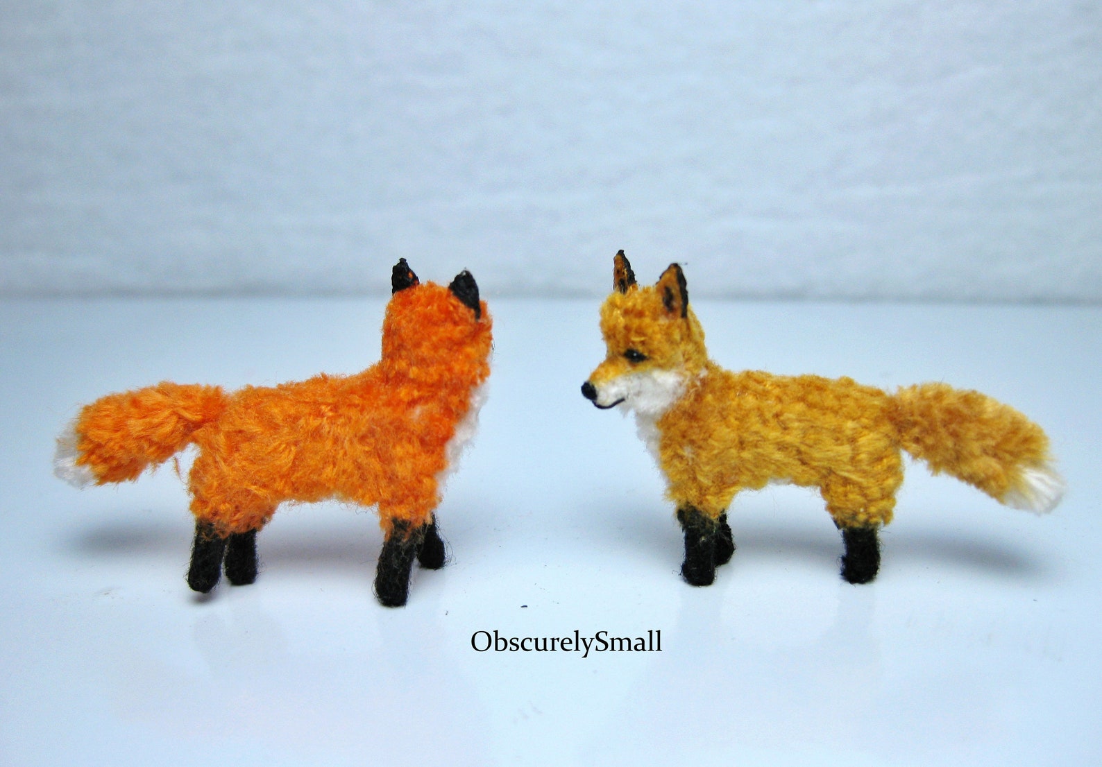 Mini Crochet Fox Amigurumi Foxes Made to Order - Etsy