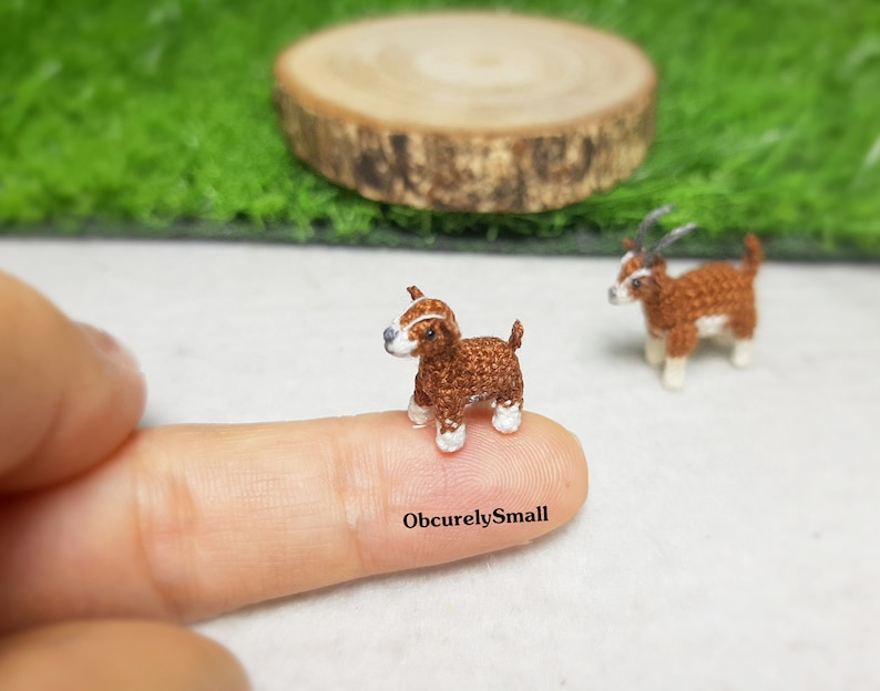 Miniature Crochet Goat - Amigurumi Goat - Made to Order - Etsy