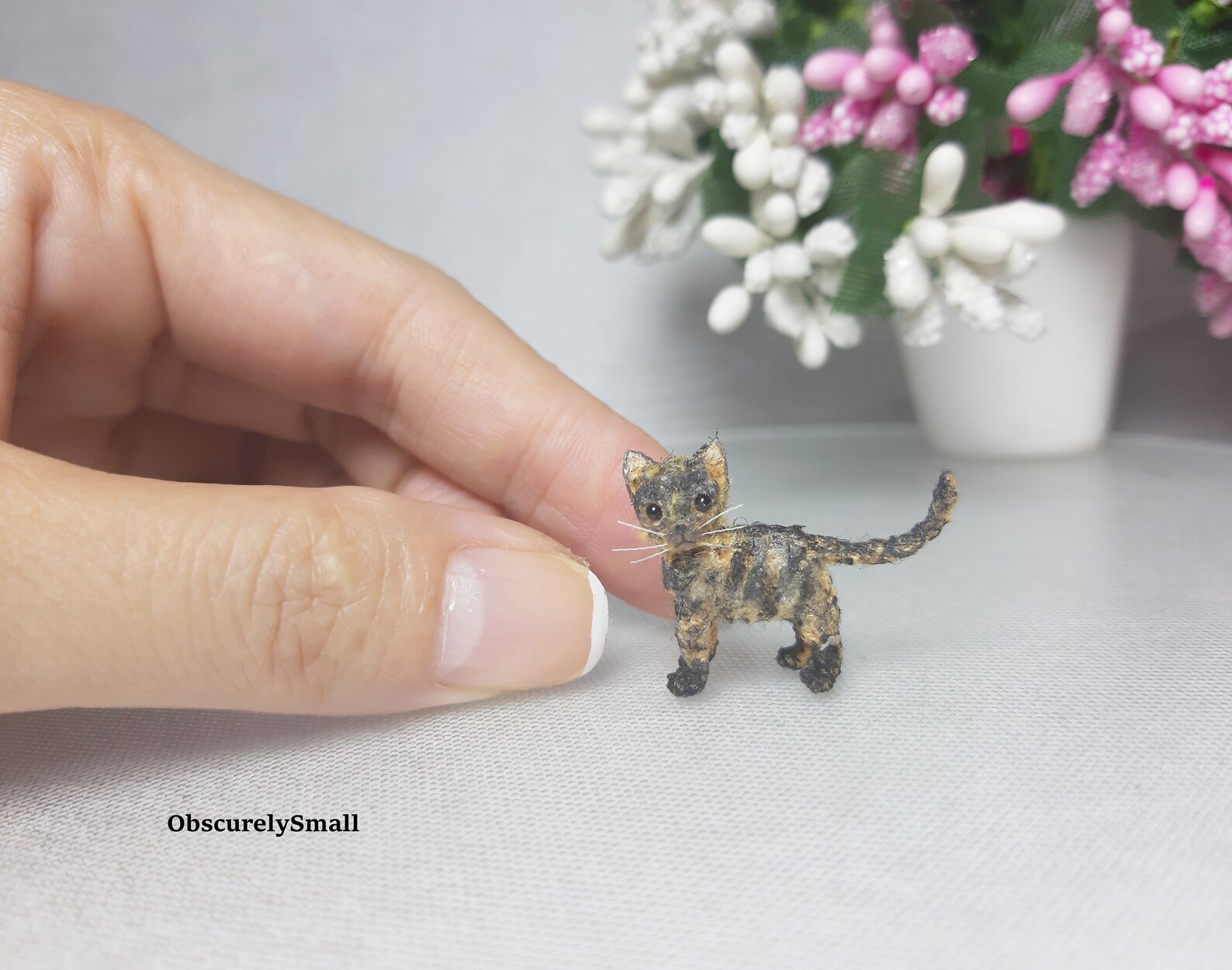 Tiny Crochet Cat Amigurumi Cat Mini Crochet Cat | Etsy