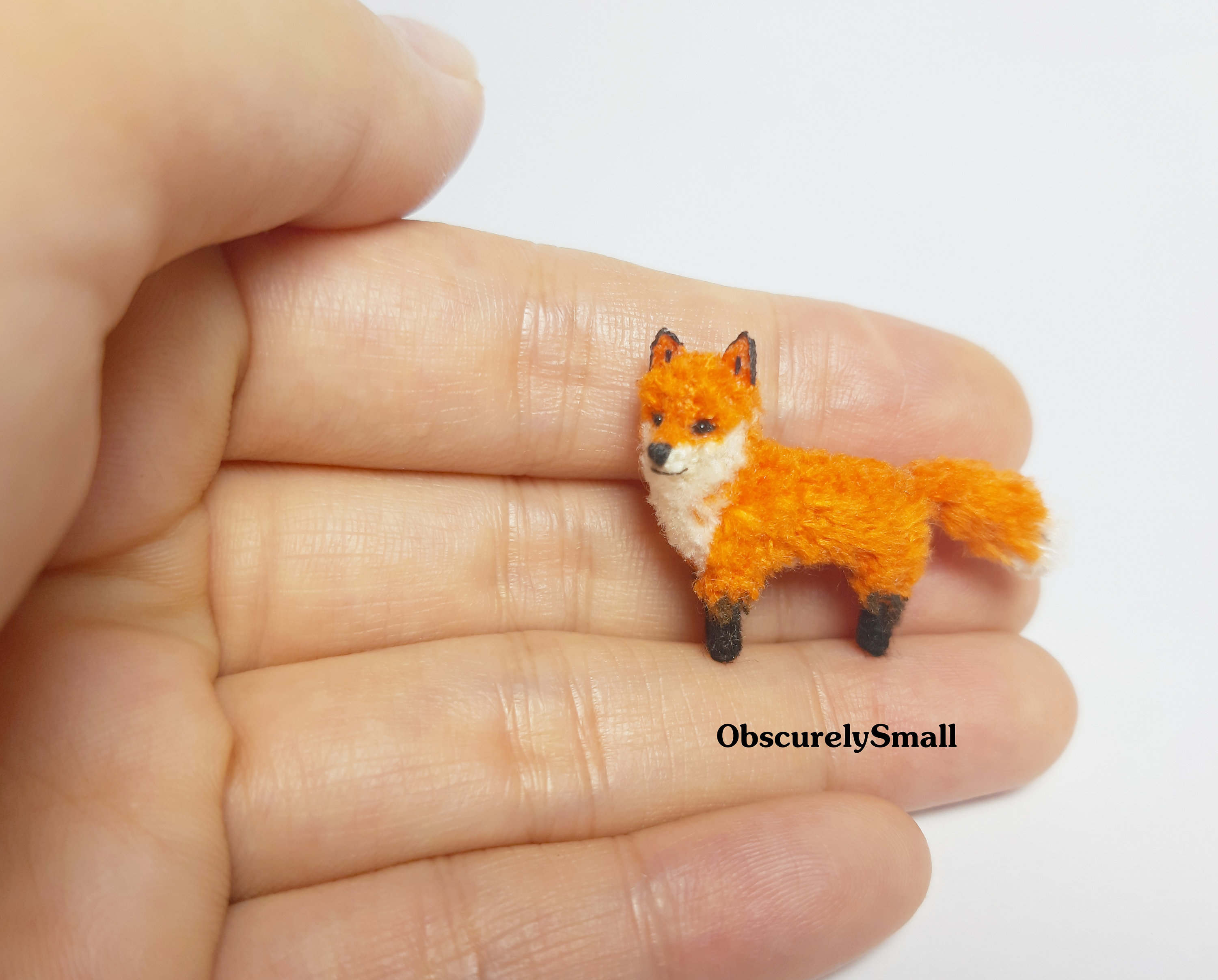 Tiny Crochet Fox Pattern Amigurumi Pattern PDF Files | Etsy