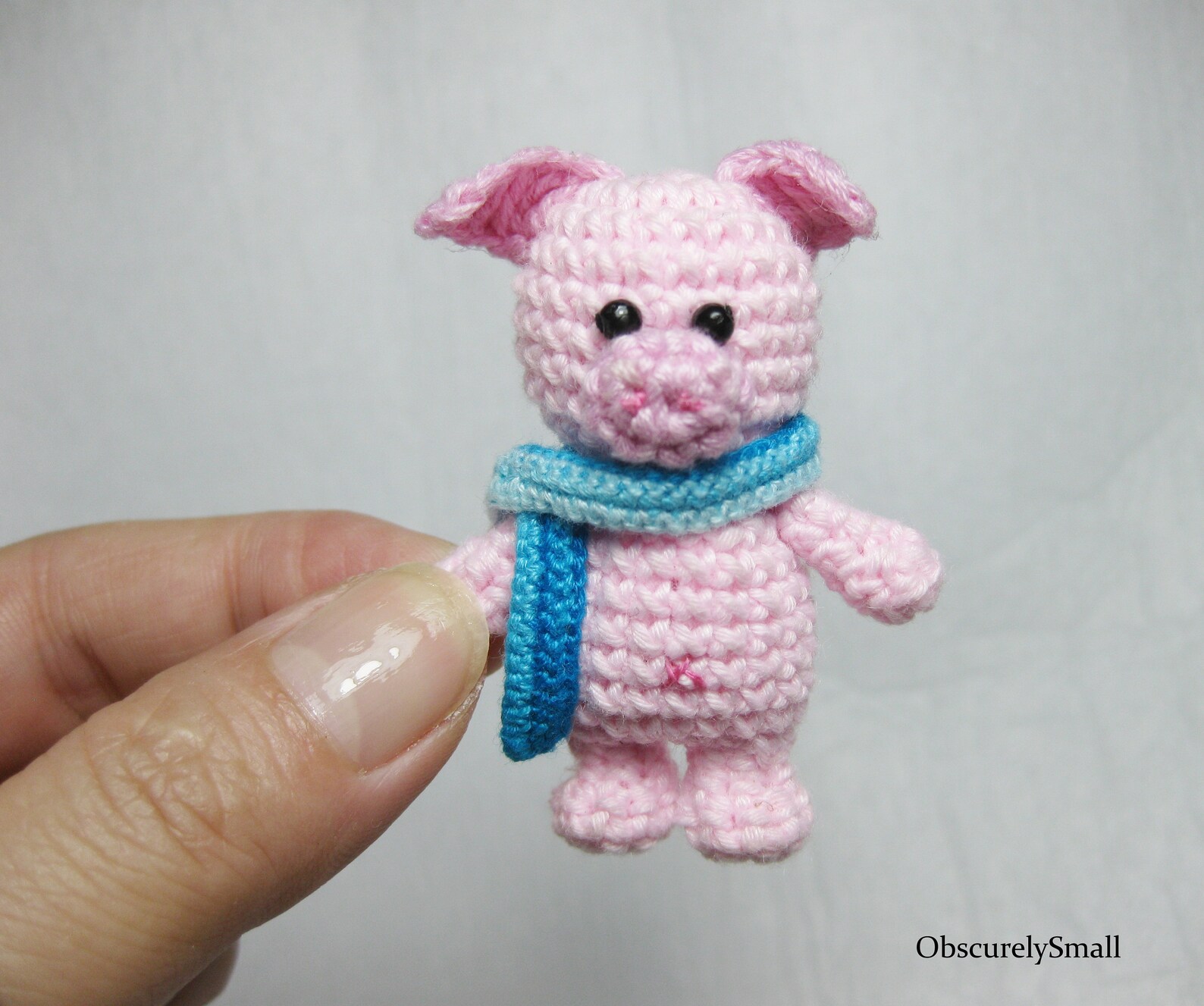 Crochet Tiny Pig - Amigurumi Pig - Made to Order - Etsy