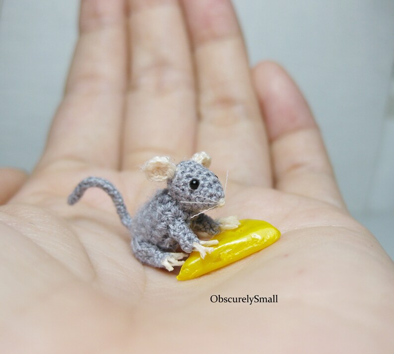Tiny Crochet Rat Amigurumi Rat Made to Order | Etsy