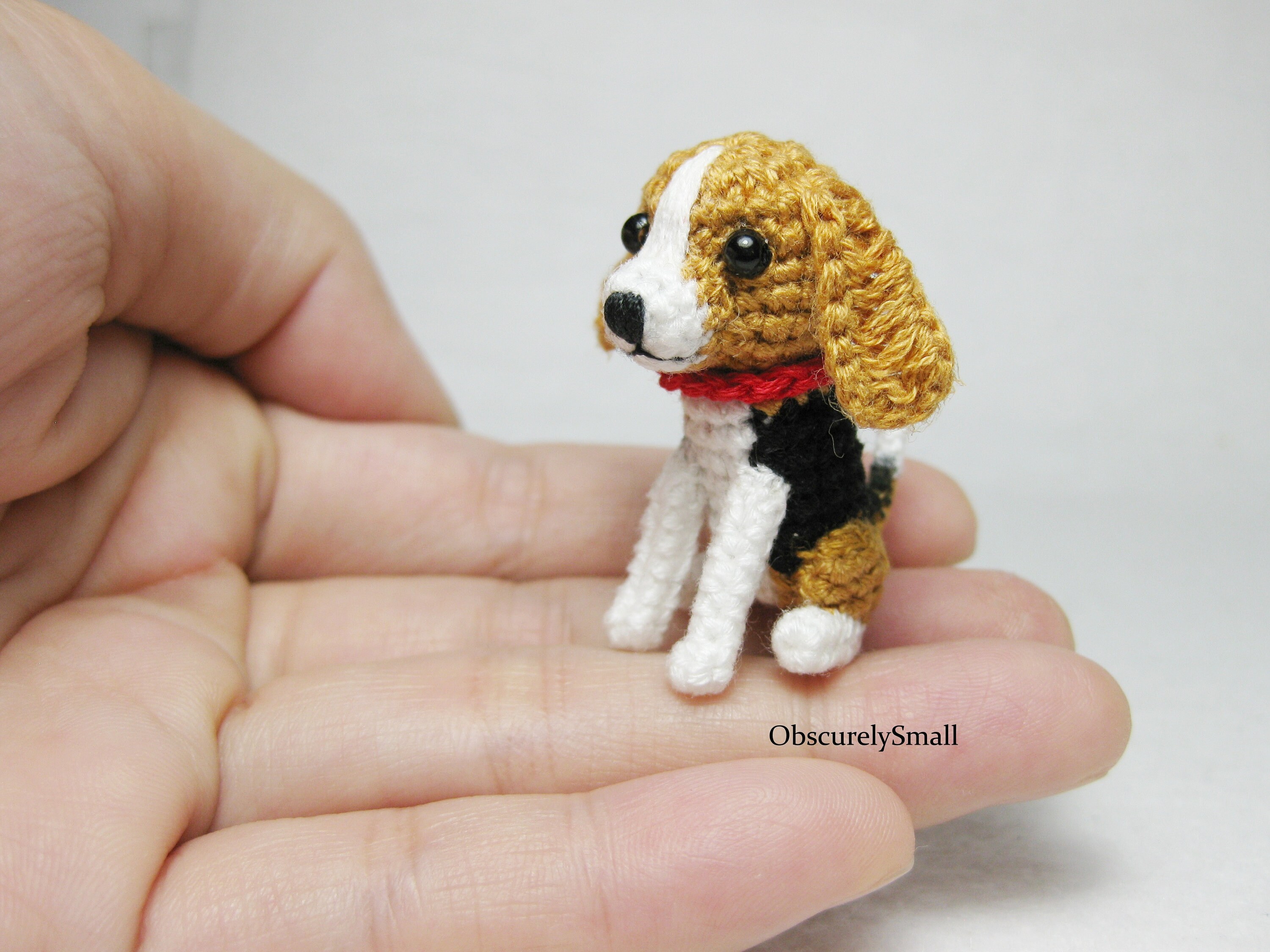 Cute Crochet Beagle Amigurumi Dog Made to Order | Etsy