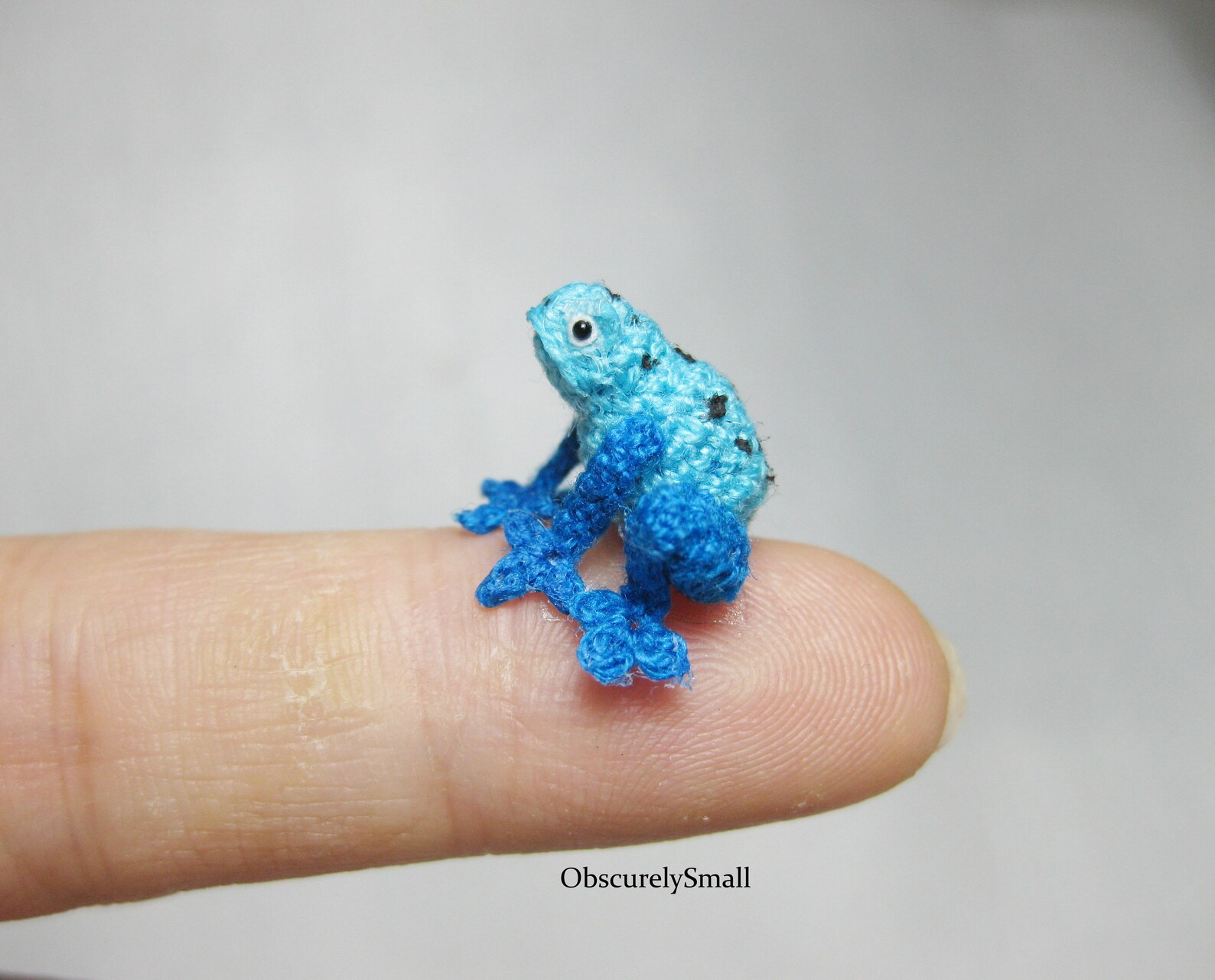 Frog Tiny Crochet Frog Amigurumi Frog Made to Order - Etsy
