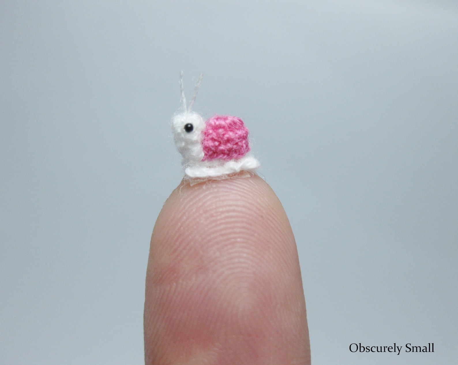 Crochet Micro Tiny Snail - Amigurumi Snail - Made to Order - Etsy